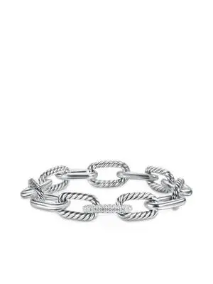 David Yurman Sterling Diamond Bracelet - Silver