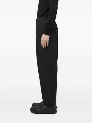 JIL SANDER Elasticated-waistband Trousers - Black