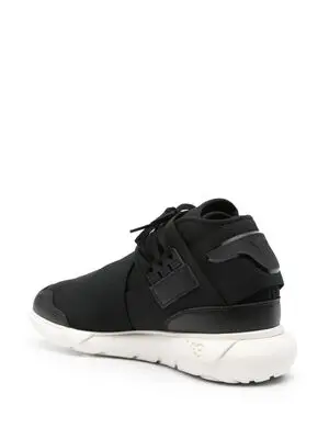 Y3 Qasa Mid-top Sneakers - Black