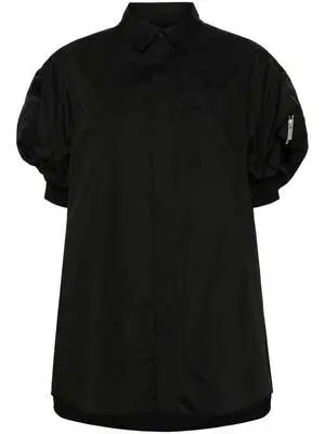 Sacai Poplin Mini Shirt Dress
