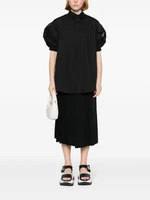 Sacai Poplin Mini Shirt Dress