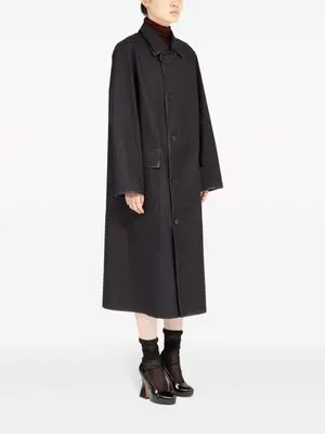 MAISON MARGIELA Coated Single-breasted Coat