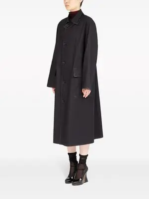 MAISON MARGIELA Coated Single-breasted Coat