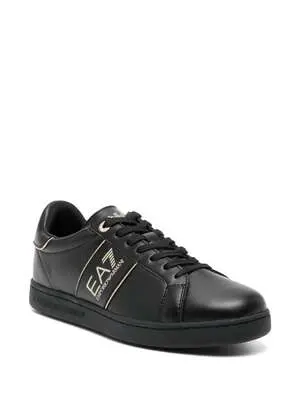 EA7 Leather Sneakers