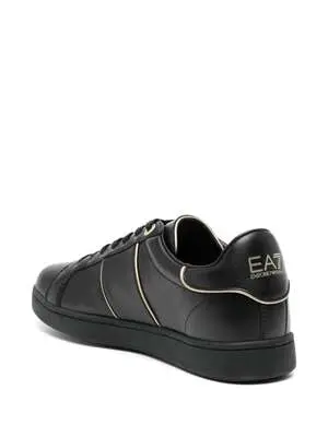 EA7 Leather Sneakers