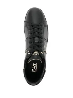 EA7 Leather Sneakers