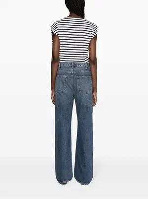 NILI LOTAN Mitchell Straight-leg Jeans - Blue