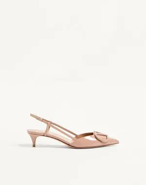 Valentino Garavani Valentino Garavani VLogo Slingback Pumps Rose Cannelle