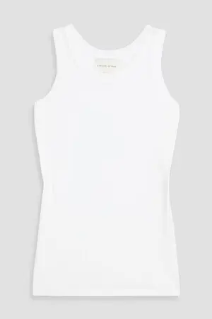 Loulou De Saison Pima Cotton-jersey Tank - White