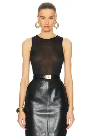 Saint Laurent Sheer Camis Tanks For Women