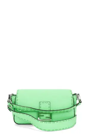 Fendi Mama Baguette Shoulder Bag - Green