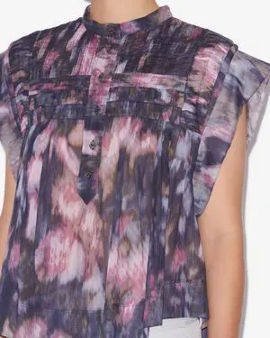 Isabel Marant Leaza Top - Purple/lilac