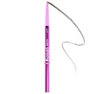 KOSAS Brow Pop Nano Ultra-fine Detailing + Feathering Eyebrow Pencil - Brown Black