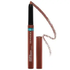 SEPHORA COLLECTION Sephora Collection Ligneur Et Fard À Paupières Hydrofuge En Bâton Polyvalent Sephora Colorful 00 Blanc Mat 19 Brass Shimmer
