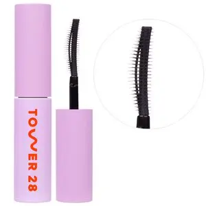 TOWER 28 Mini Makewaves Lengthening + Volumizing Mascara - Jet