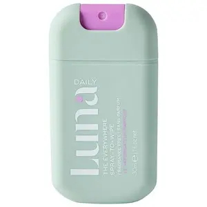 LUNA DAILY The Mini Everywhere Spray-to-wipe With Prebiotics + Vitamins C & E, For Sensitive Skin - One-color