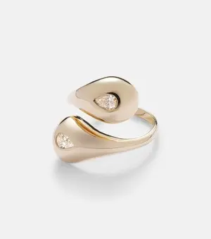 Mateo Water Droplet Ring - Gold