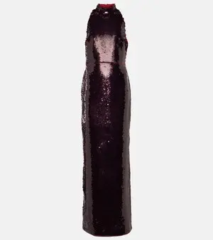 Safiyaa Viba Sequined Gown