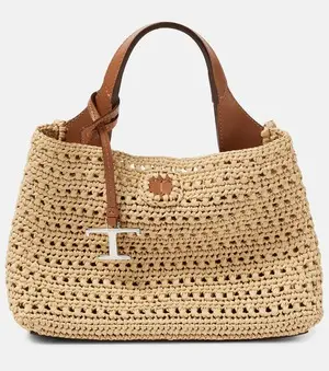 TOD'S Apa Micro Raffia Tote Bag