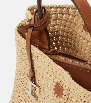 TOD'S Apa Micro Raffia Tote Bag