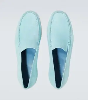 Manolo Blahnik Monaco Suede Loafers