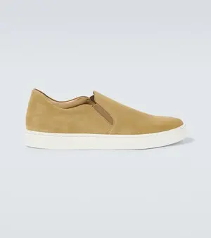 Manolo Blahnik Nadores Suede Sneakers - Green
