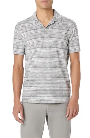 Bugatchi Johnny Collar Polo Black