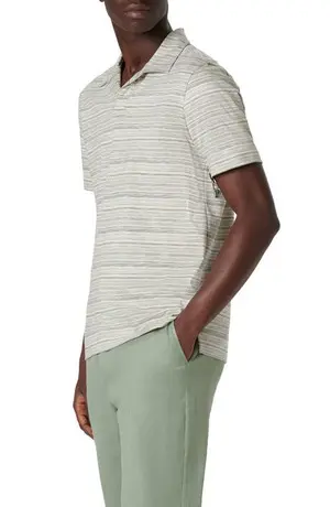 Bugatchi Johnny Collar Polo - Khaki