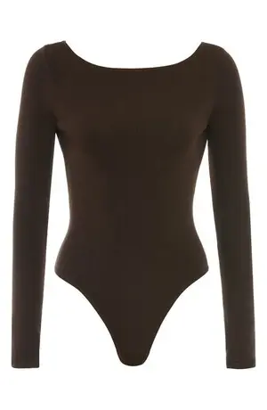 House Of Cb Inoe Long Sleeve Ribbed Bodysuit
