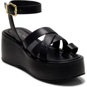 Free People Hazel Platform Sandals - Black