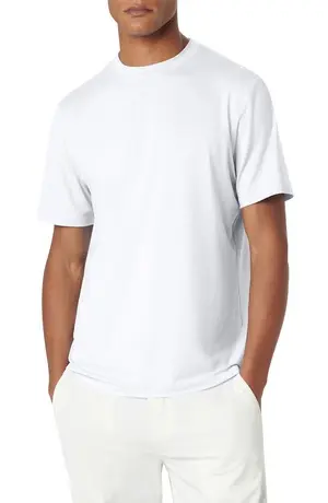 Bugatchi Crewneck Performance T-shirt White