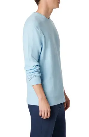 Bugatchi Cotton & Silk Crewneck Sweater
