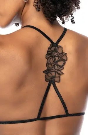 MAPALE Appliqué Mesh Bra