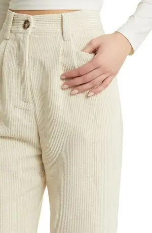 PETAL & PUP Talaren Cuffed Corduroy Pants