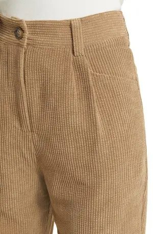 PETAL & PUP Talaren Cuffed Corduroy Pants