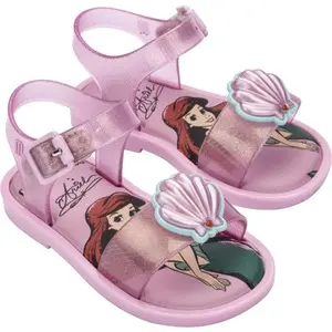 Melissa X Disney Water Resistant Jelly Sandal - Pink Glitt