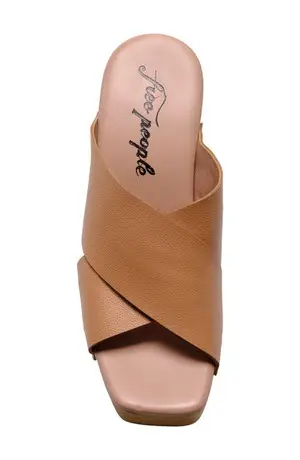 Free People Mallory Platform Slide Sandal - Vachetta