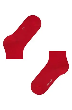 Falke Cotton Touch Ankle Socks - Scarlet