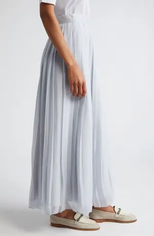 Eleventy Pleated Maxi Skirt