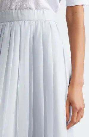 Eleventy Pleated Maxi Skirt