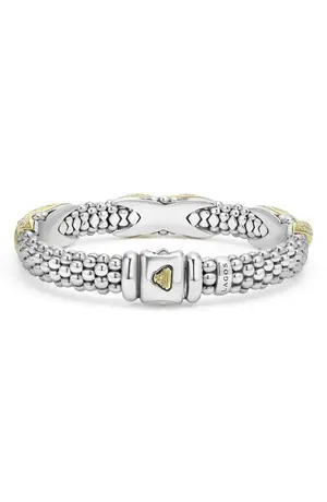 Lagos Embrace Diamond Station Bracelet