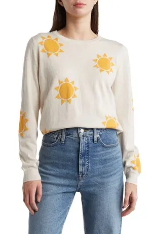 Marine Layer Printed Crewneck Sweater