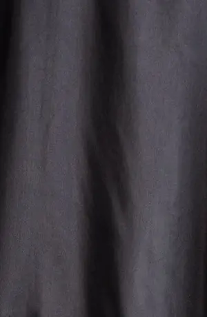 Rick Owens Long Zip Front Silk Poncho