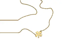 Jennifer Zeuner Jewelry Lowndes Four-leaf Clover Diamond Pendant Necklace - One-color