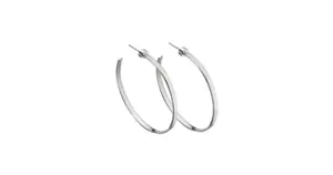 Jennifer Zeuner Jewelry 2" Hoop Earrings - One-color