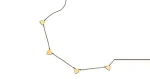 Jennifer Zeuner Jewelry Georgia 14k Yellow Gold Necklace - One-color
