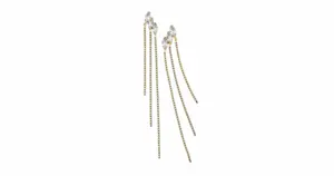 Jennifer Zeuner Jewelry Torre 2" Drop Earrings - One-color