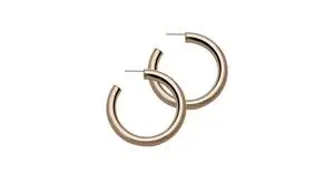 Jennifer Zeuner Jewelry Esme 2" Hoop Earrings - One-color