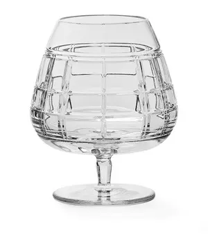 Ralph Lauren Crystal Hudson Plaid Brandy Glass