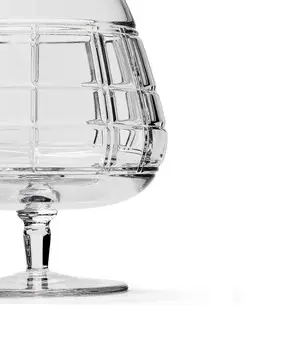 Ralph Lauren Crystal Hudson Plaid Brandy Glass